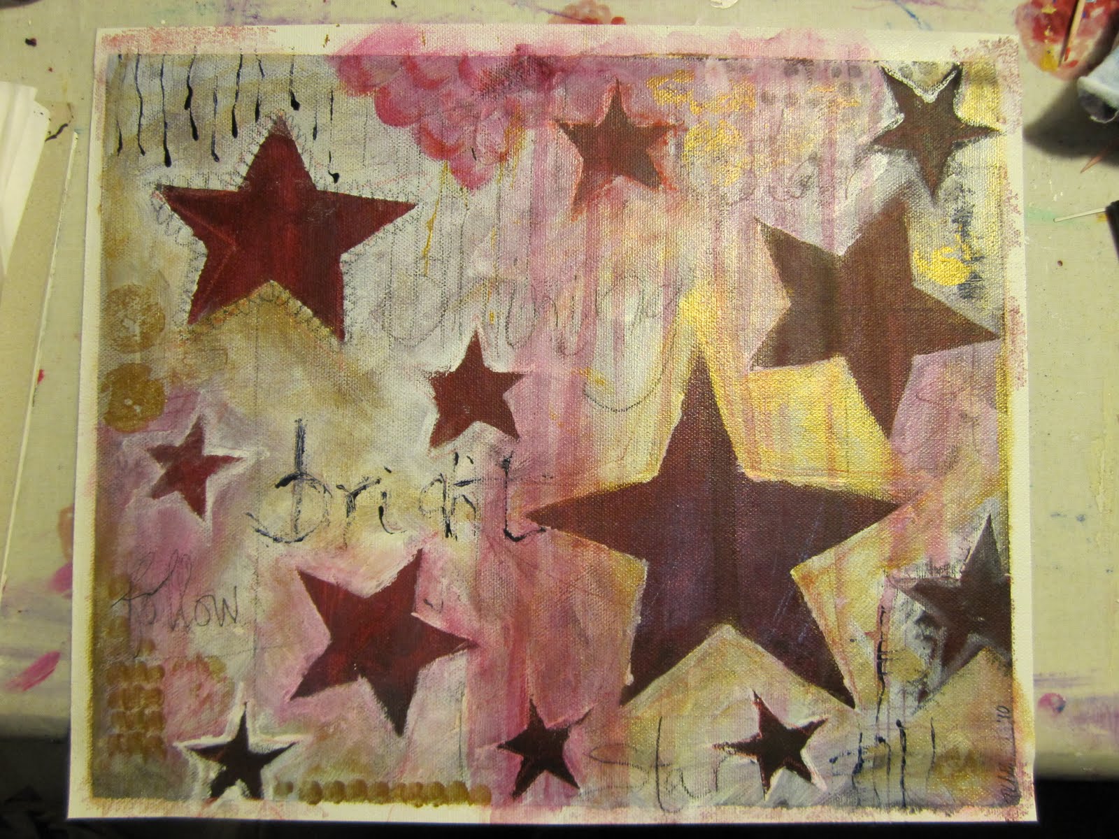 how to make cards from your art - Tara Leaver