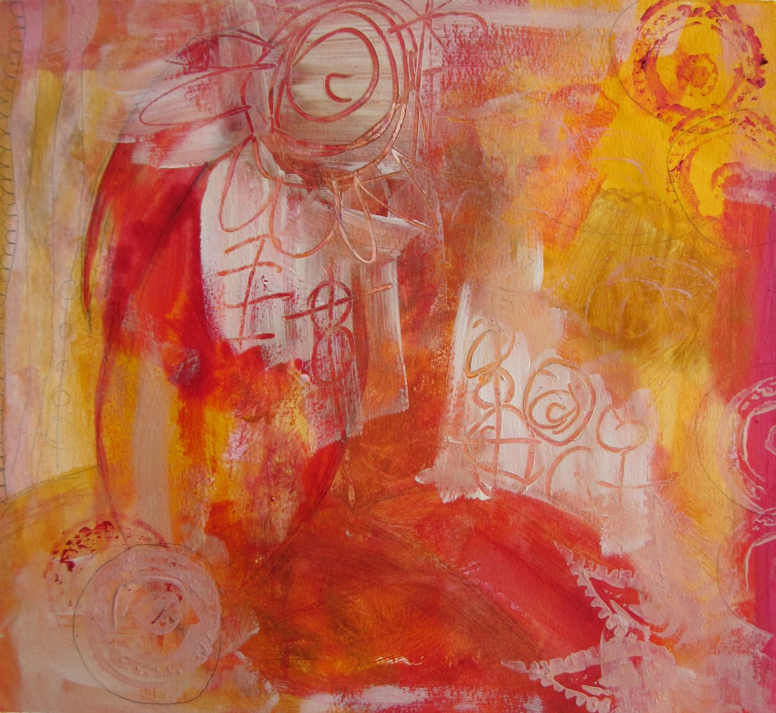 intuitive painting - Tara Leaver