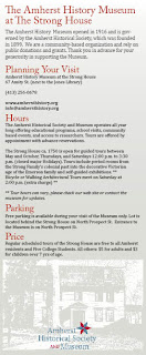 M.A.K. Design Portfolio: Amherst History Museum rack card