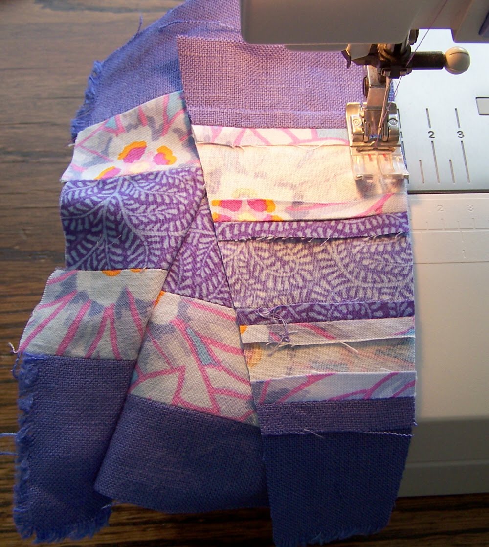 Sweetbriar Studio Sewing: Making (wacky) Fabric from (ordinary) Fabric