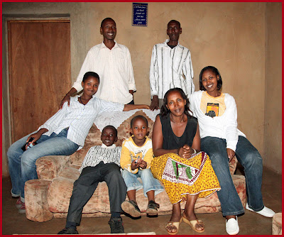 Rwanda Colors: Esther Home Family Visit - Esther