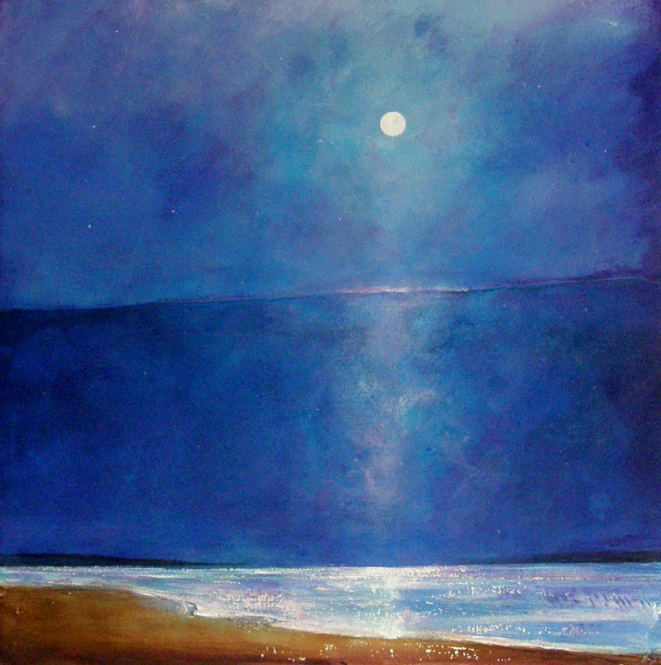 Toni Grote Spiritual Art From My Heart to Yours : Oct 27 Nighttime Moon ...