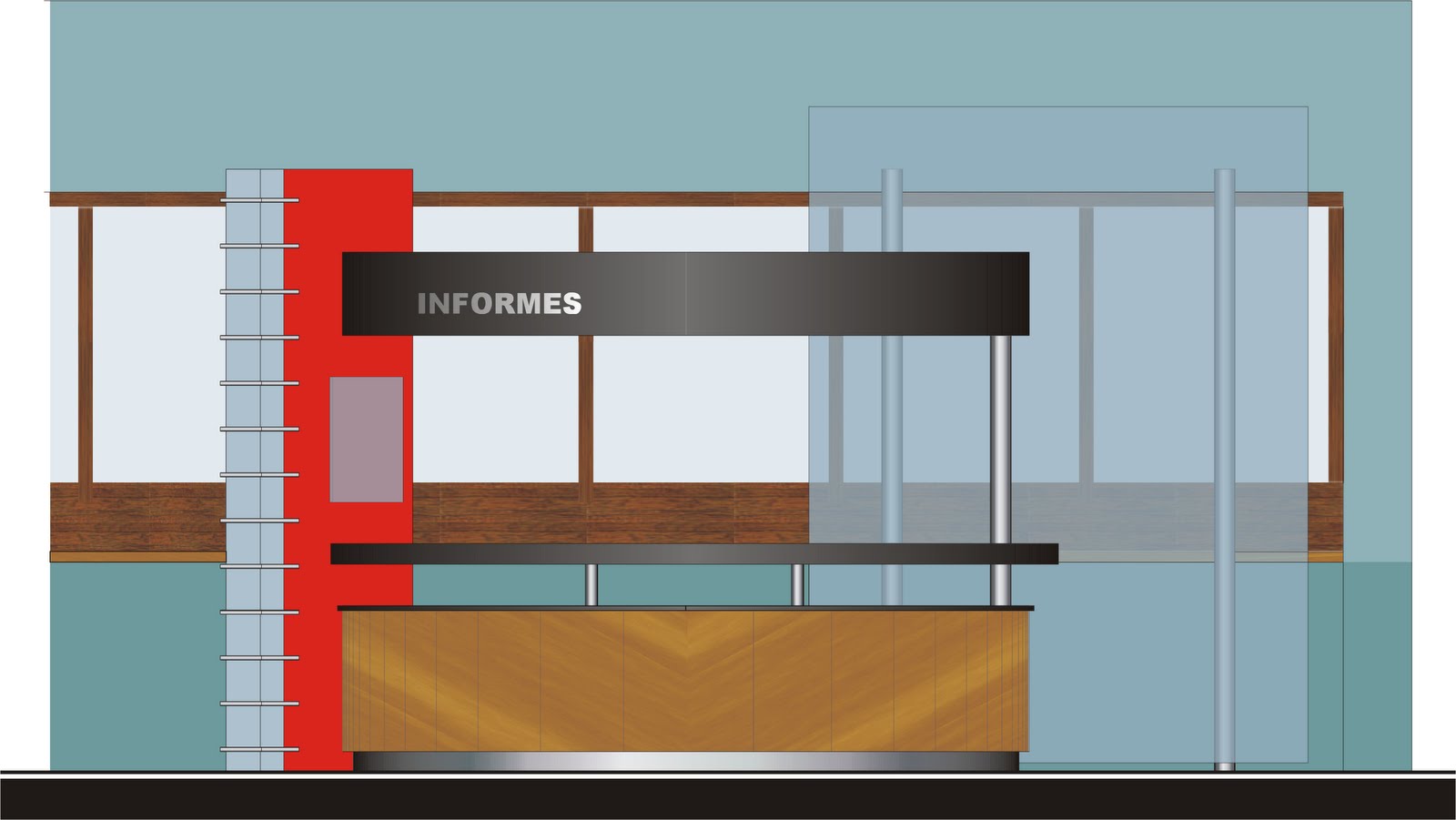 das Haus estudio de arquitectura y diseño: Proyecto de stand con mesa ...