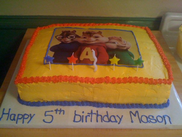 Shannon's Crazy Kitchen: Alvin and the Chipmunks Cake