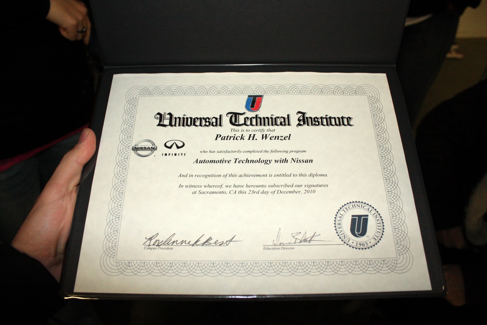 Just a Thought: UTI Graduation