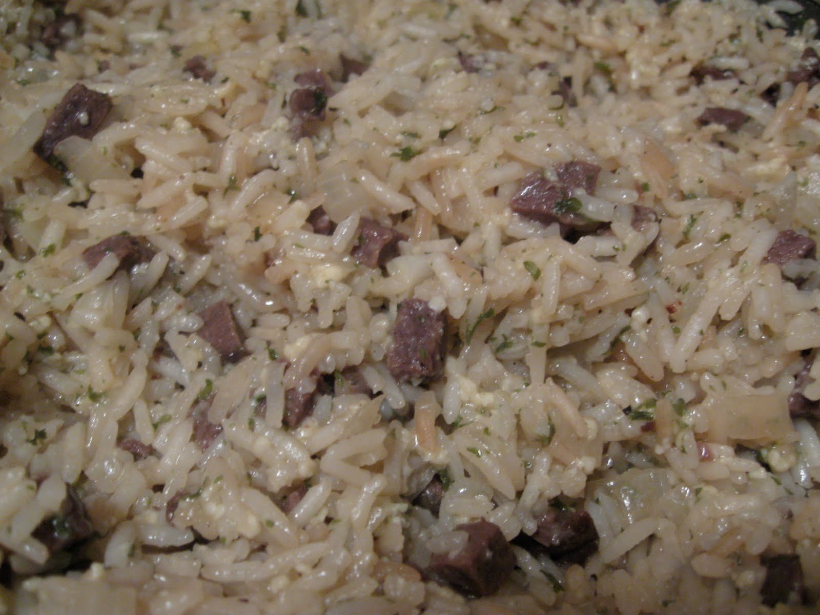 Vikki's Dinner and a Treat: Roast Rice Milanese