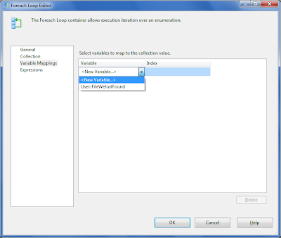 SQL Server Integration Services(SSIS): Looping over files with the Foreach Loop Container