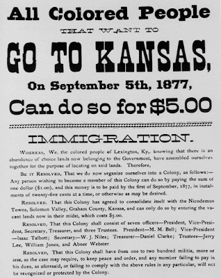 The Destruction of Democracy: Exodusters Movement