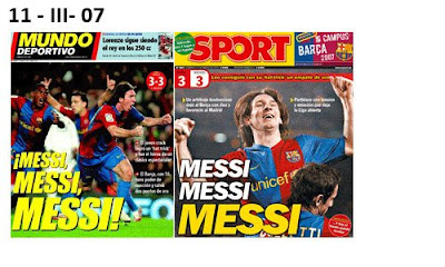 (Messi x 3) x 6 = portada | La Libreta de Van Gaal