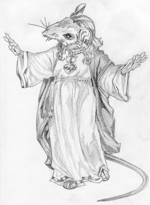 What I Drew at Work Today: Merry Christ Mouse