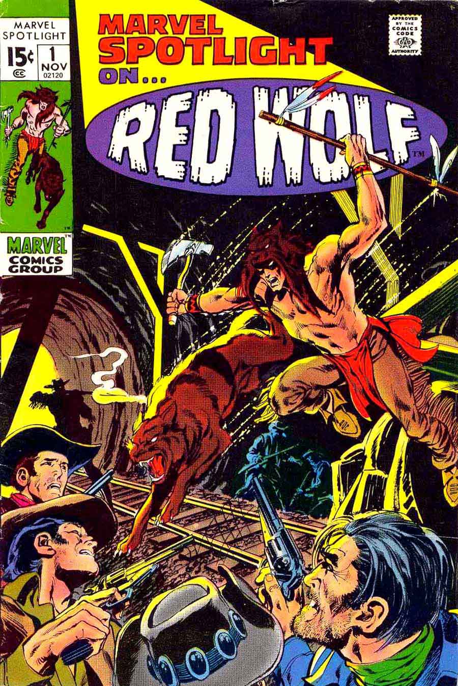 Marvel Spotlight #1 - Neal Adams cover, Wally Wood art + 1st Red Wolf ...