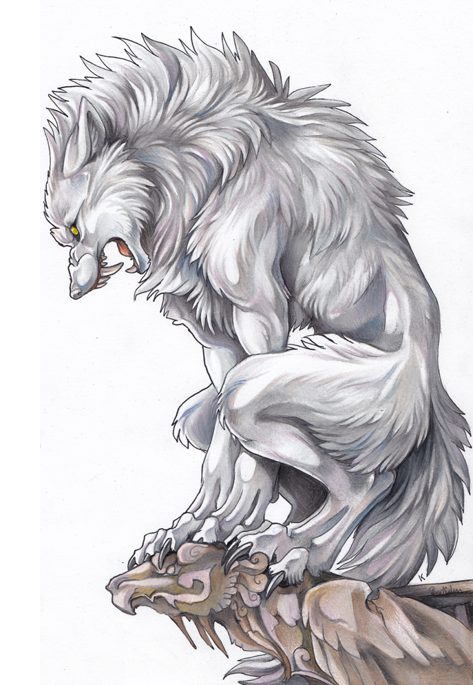 The wolf den: Werewolf - White werewolf (Pearleden)