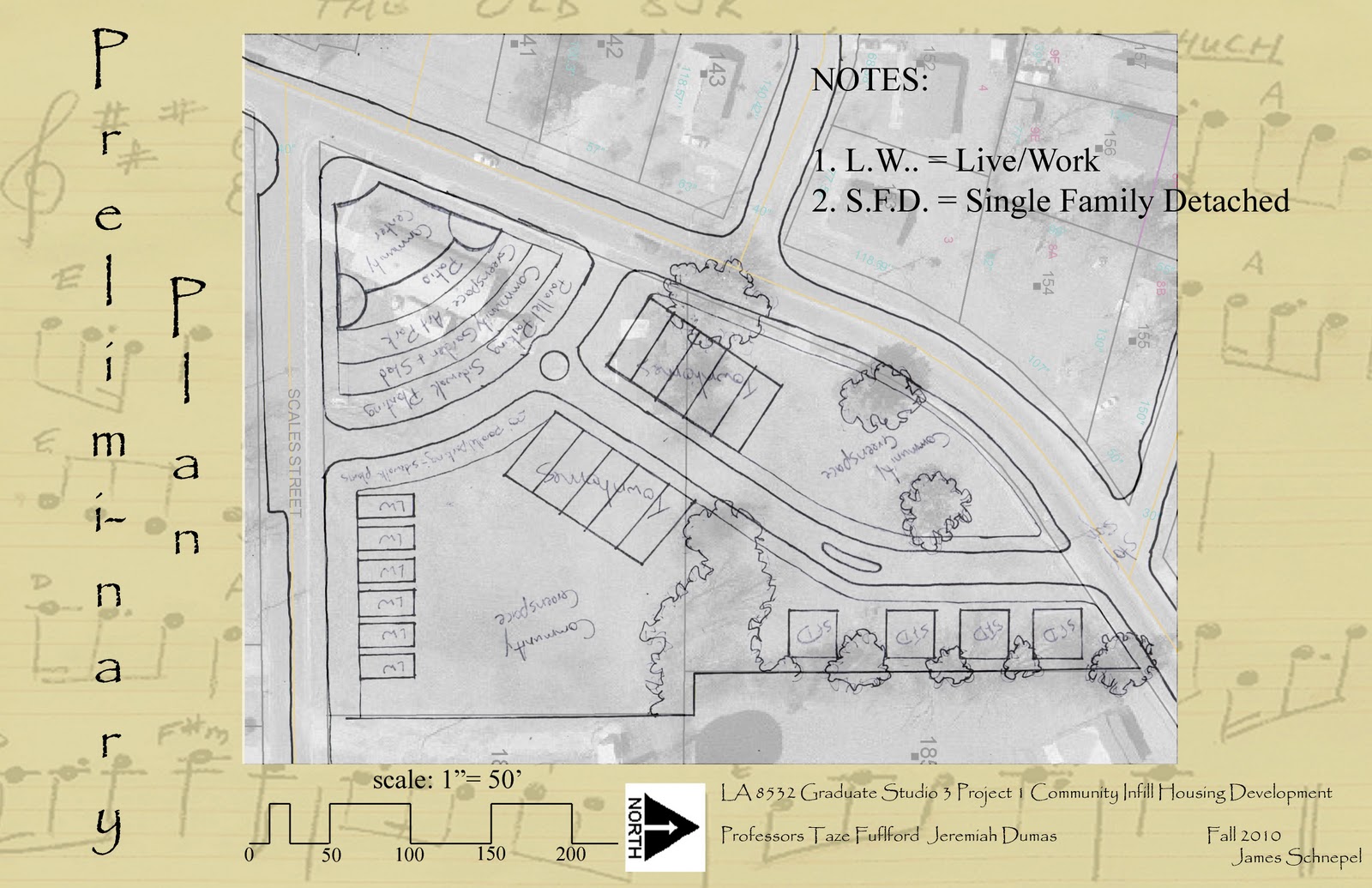 What am I thinking about Landscape Architecture?: Preliminary Plan 1
