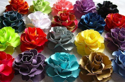 Audrey's Country Crafts: The Prettiest Handmade Flowers