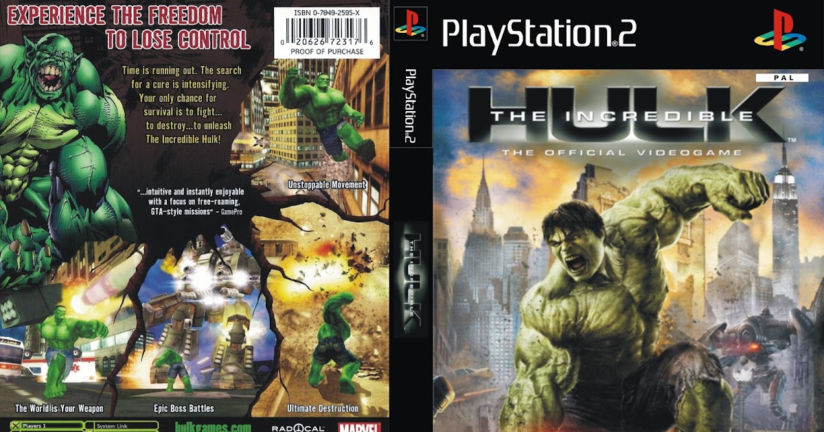 GAME PS2: THE INCREDIBLE HULK