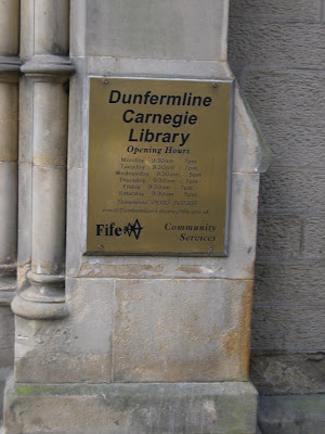 UK Library Adventures: Dunfermline Carnegie Library--July 20, 2010