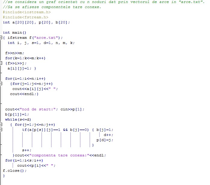 Grupa 2 :"Grafuri orientate": 2010