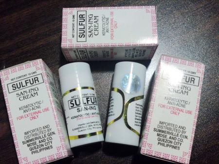 Live. Laugh. Love: SULFUR SAN-ING MEDICATED CREAM ANTI ACNE KERATOLYTIC