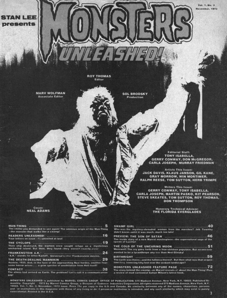 Monster Magazines: Marvel Monster Mag Miscellany pt.3