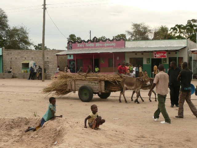 Annie Shoberg: Hut Building in Mwandi Village