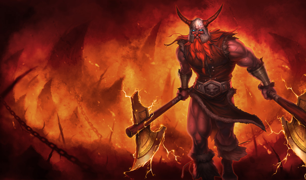 League of Legends Wallpaper: Olaf - The Berserker