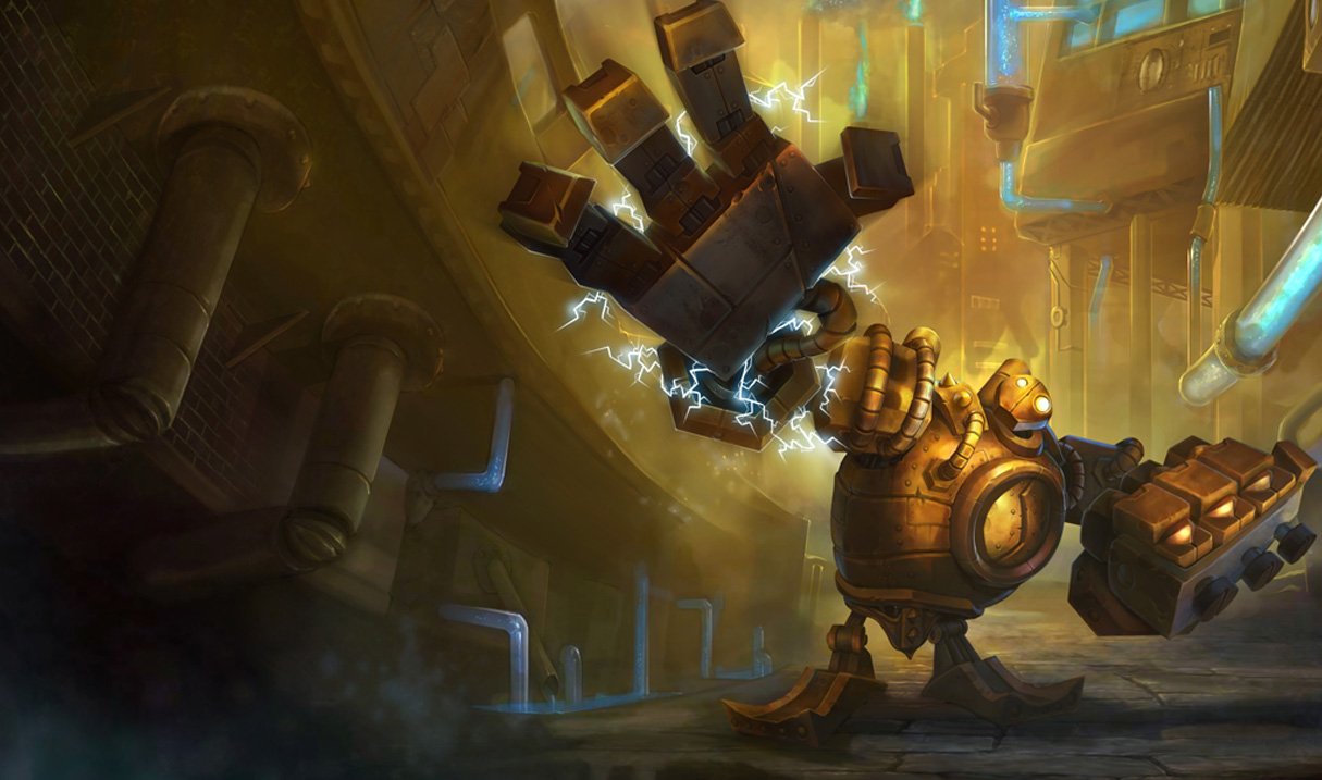 League of Legends Wallpaper: Blitzcrank - The Great Steam Golem