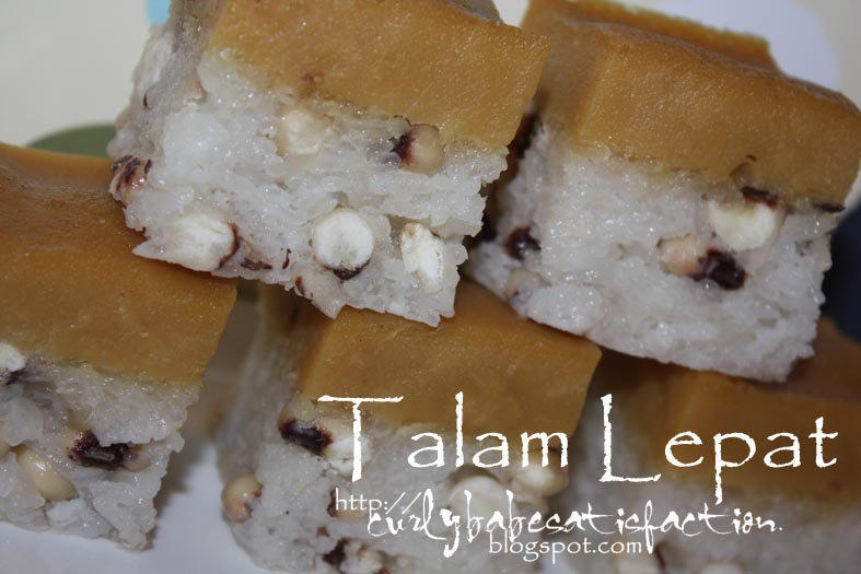 Curlybabe's Satisfaction: Talam Lepat