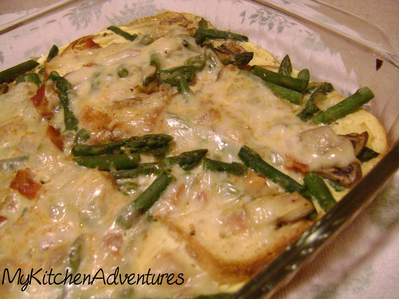 Asparagus, Bacon and Cheese Stratta | Renee's Kitchen Adventures