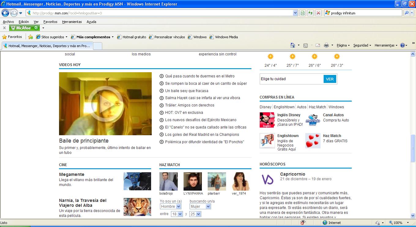 Gadgets y Tecnologia: Nuevo Aspecto de Prodigy MSN