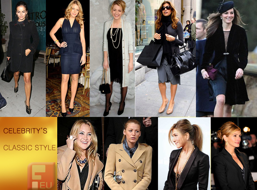 Celebrity Style Guide & Fashion Trend: CELEBRITY'S CLASSIC STYLE