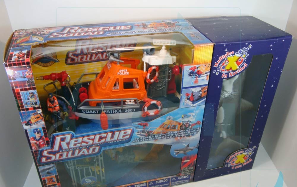 JoMi toys: Rescue Squad Coast Patrol Playset with Shark