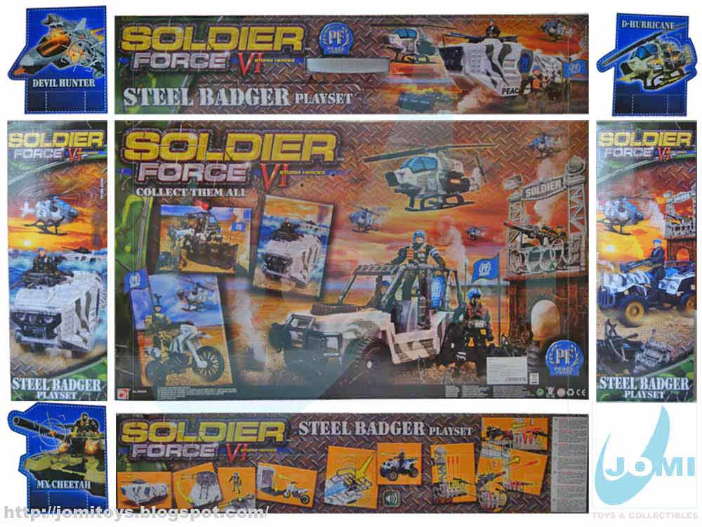 JoMi toys: Peace Force Steel Badger Playset