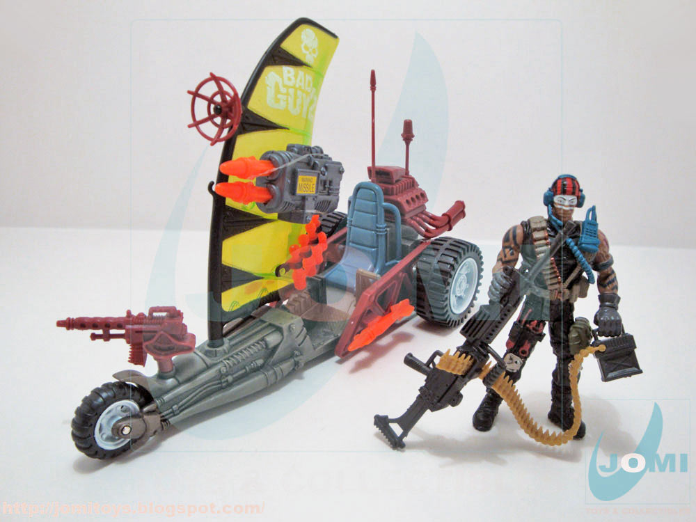 JoMi toys: Bad Guyz Attack Machine Playset Motor Whike
