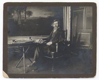 History of Photography: George Inness in His Studio
