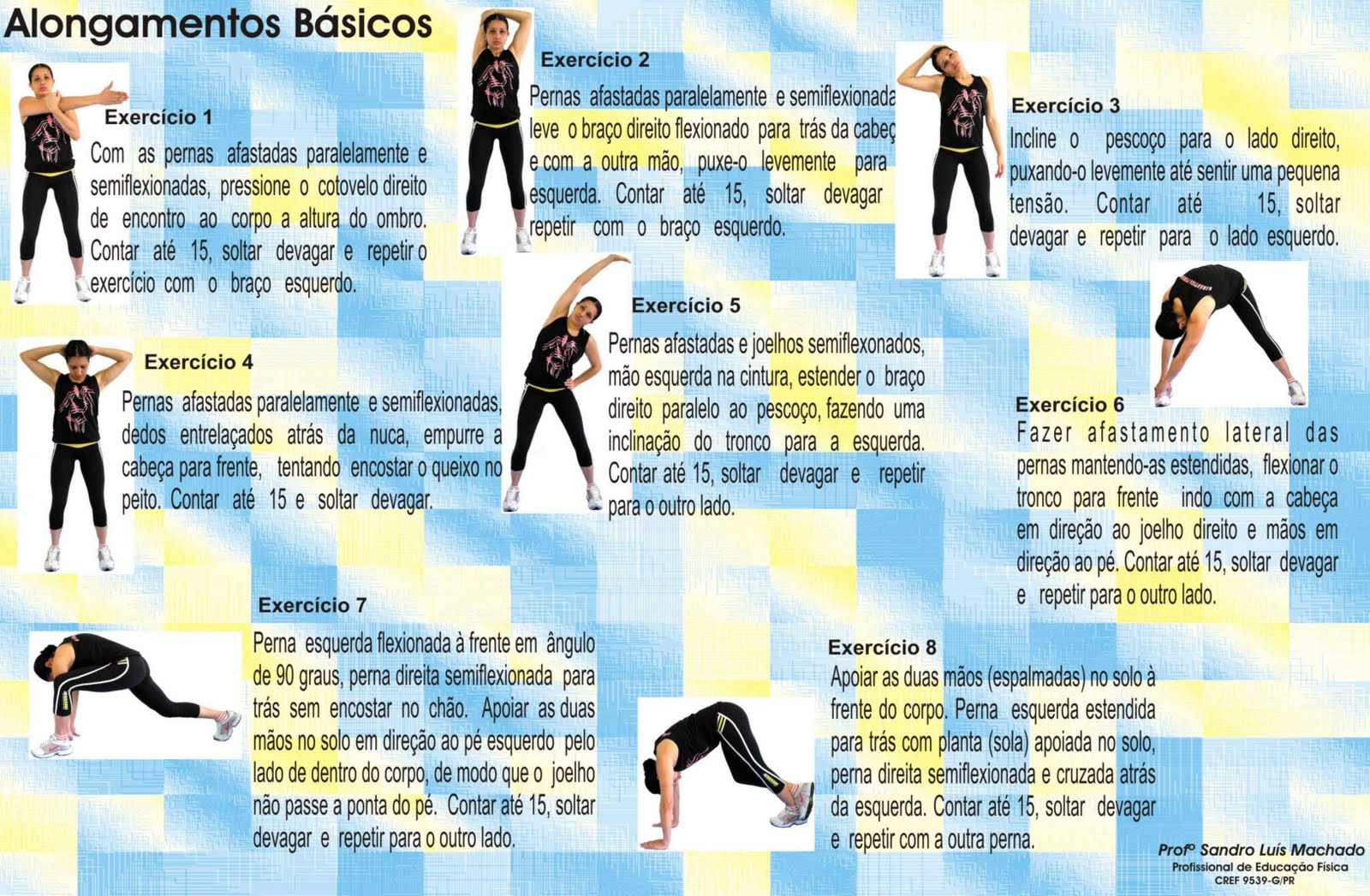 Nomes De Alongamentos Para Educação Física - FDPLEARN