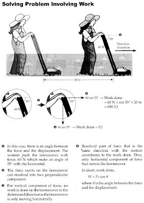 Department of Physics: Solving Problem Involving Work