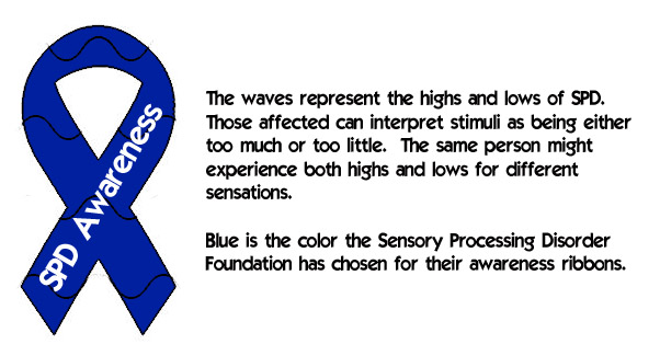 My Sensational Kids: Sensory Processing Disorder Awareness Ribbon
