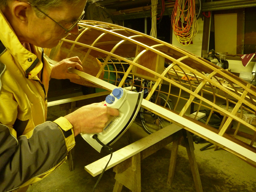 Mostly About Boats : The "BLACK FLY" Dinghy 3: Heat 'n Bond Tape a