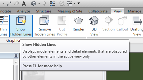 Revit in Motion: Hidden Lines - Not Hidden?