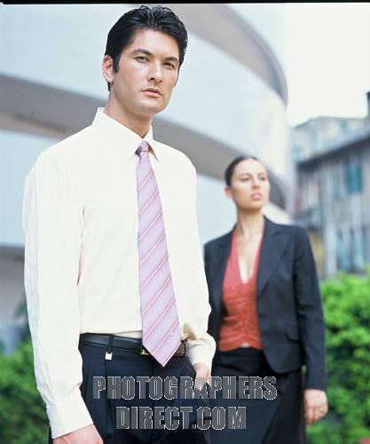 Male Model Posing With a Female Model