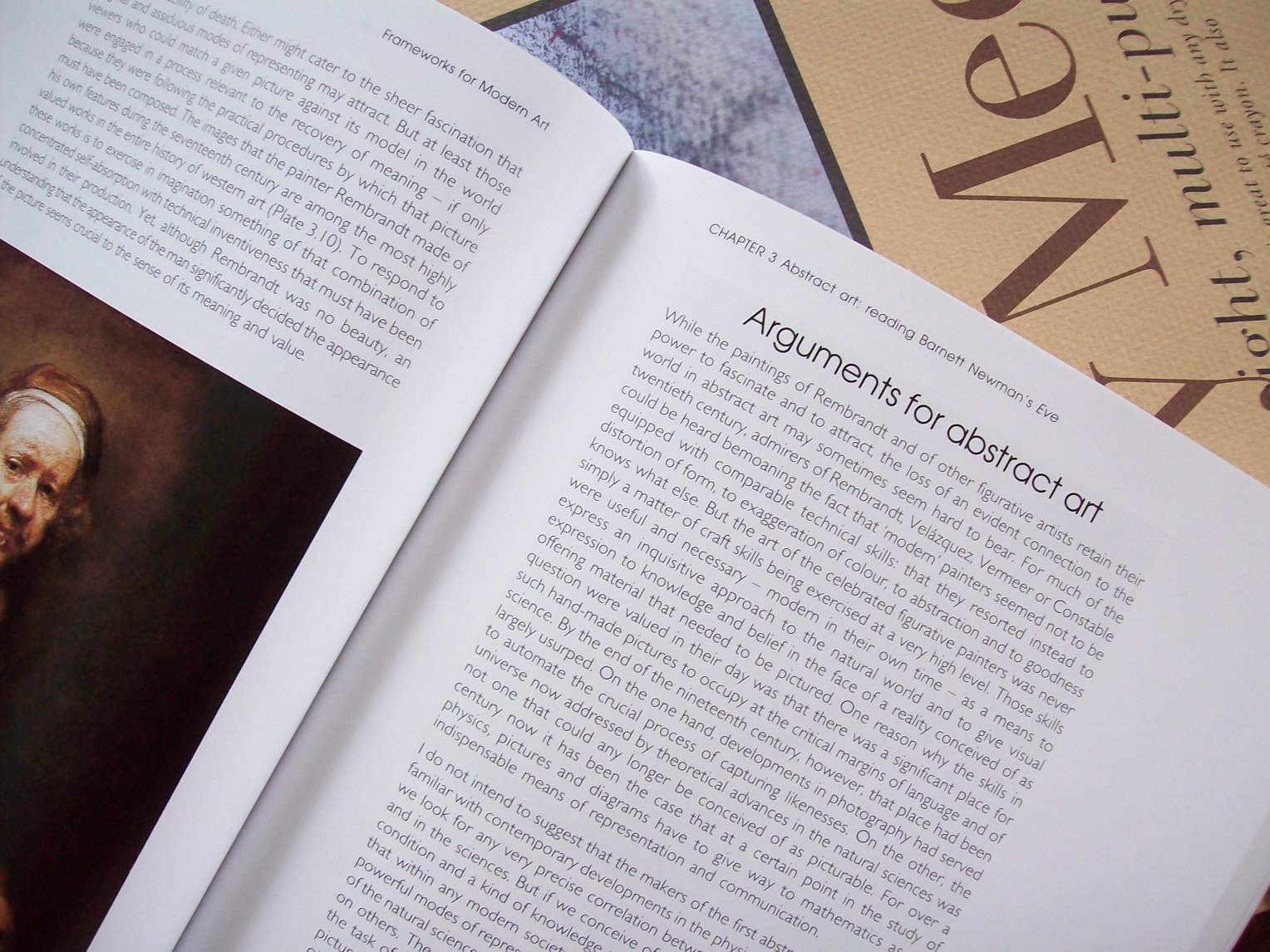 Drawing etc: BEFORE reading the Abstract chapter