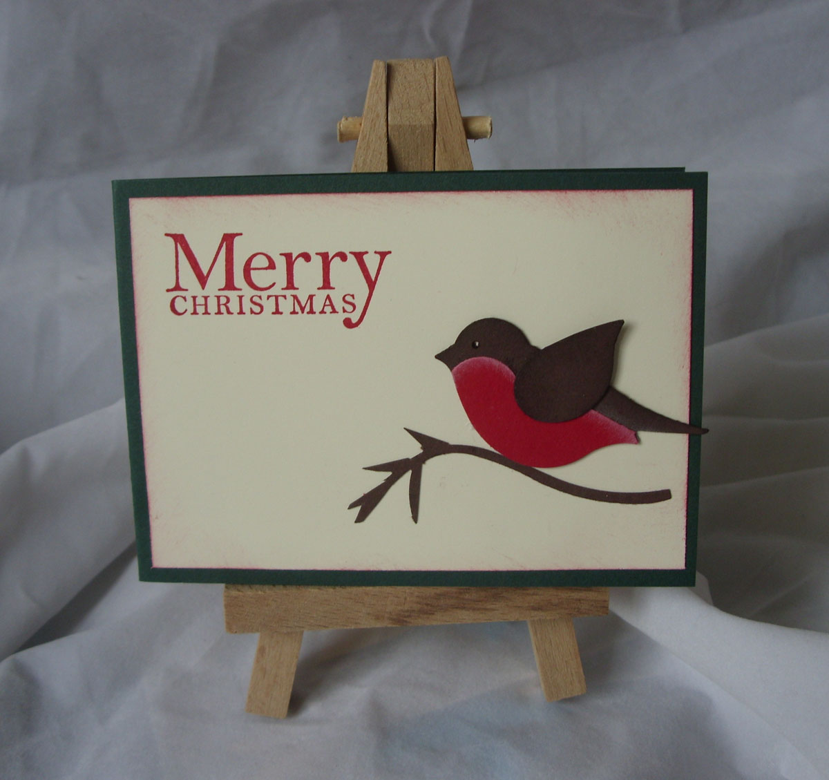 cornwall crafty stamper tutorials: Bird punch robin ( 2 step bird punch )