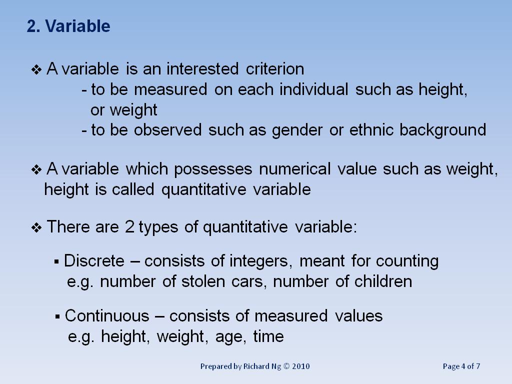 Window to Statistics for Beginners: Topic 1 - Types of Data