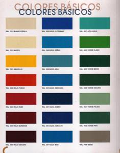 Carta de colores ral - Imagui