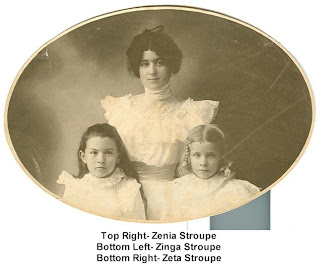 Jacob Stroup Family: Col. Henry Stroupe's 3 Daughters