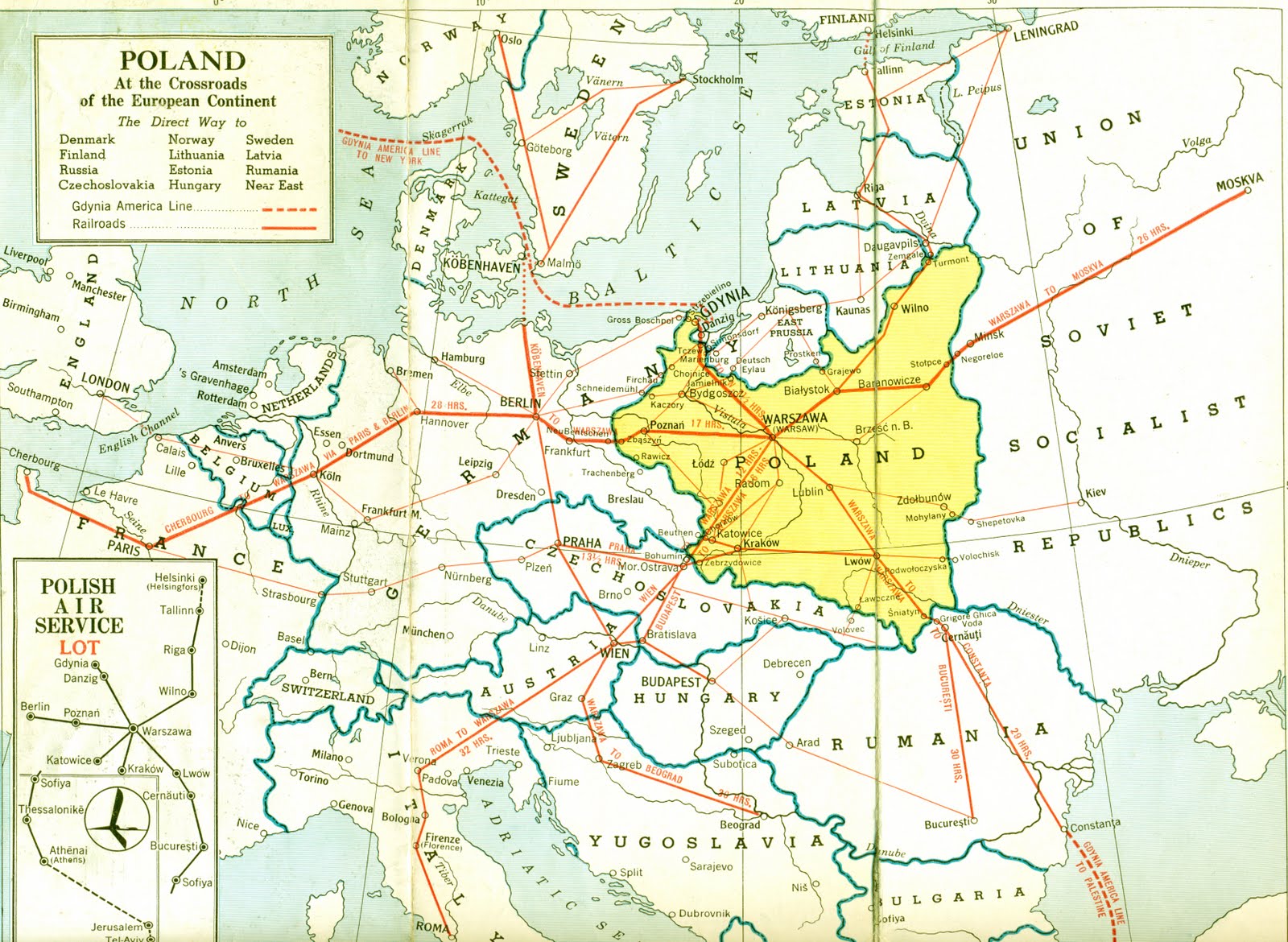 Heritage Zen:: Trip to Poland, 1937 (An Ongoing Series): Setting Sail