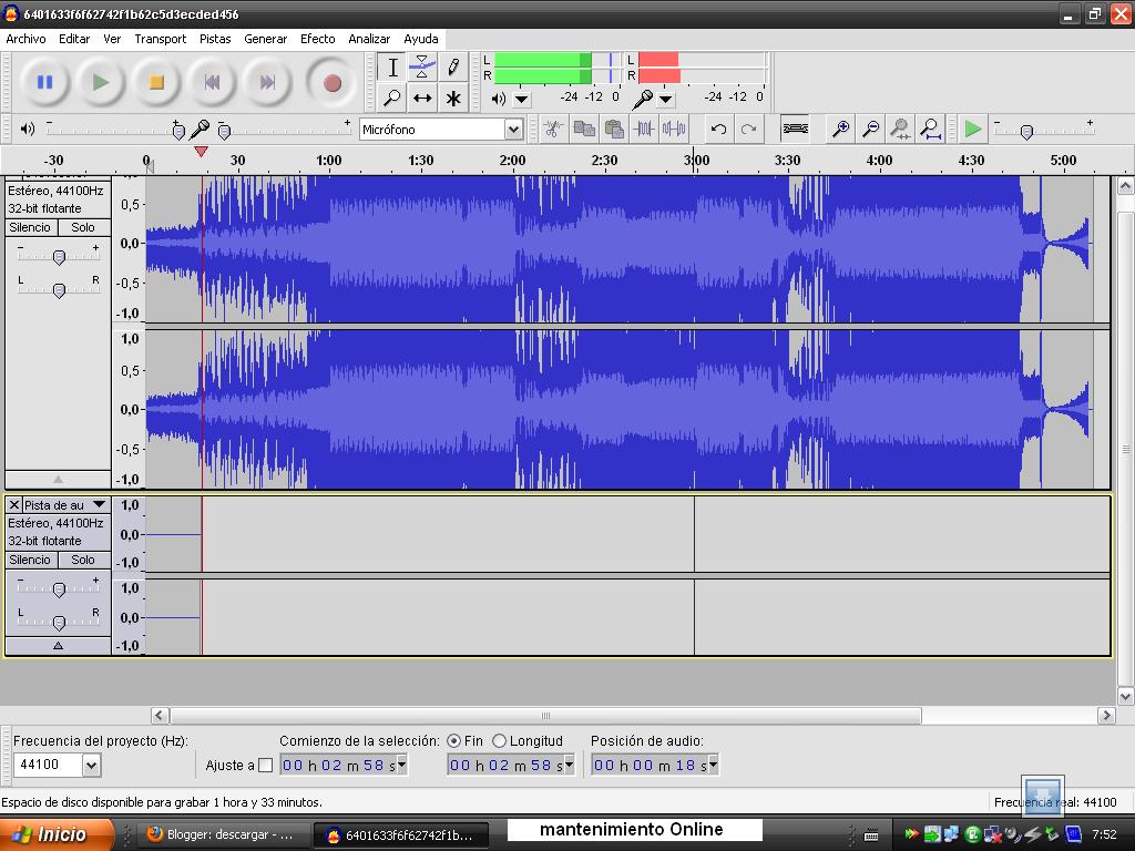 Версии программы audacity
