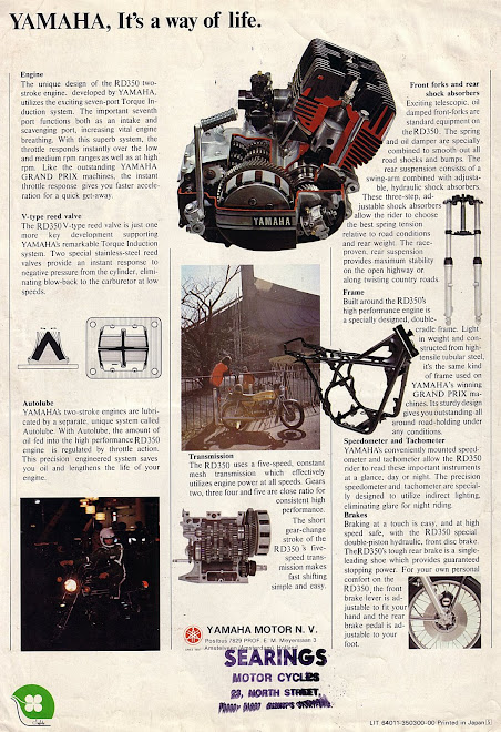 YAMAHA RD350A 1974
