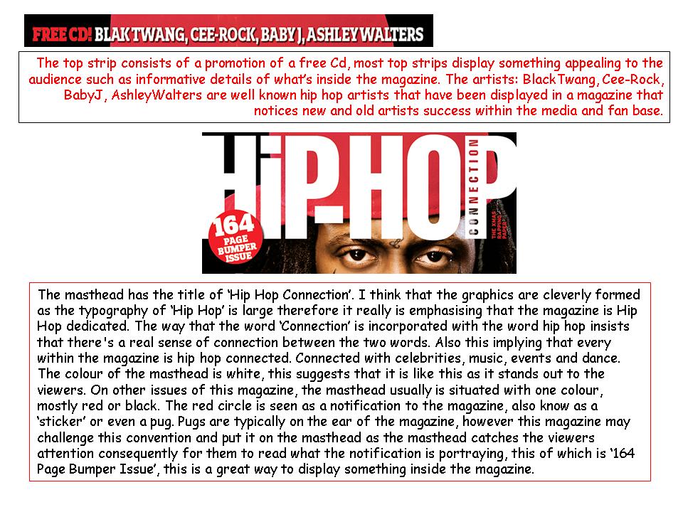 AS LEVEL: Hip Hop Magazine Conventions