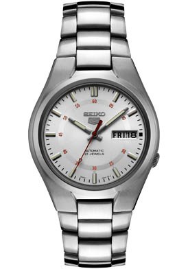 WorldTime™: Men's Seiko 5 Automatic Silver Dial